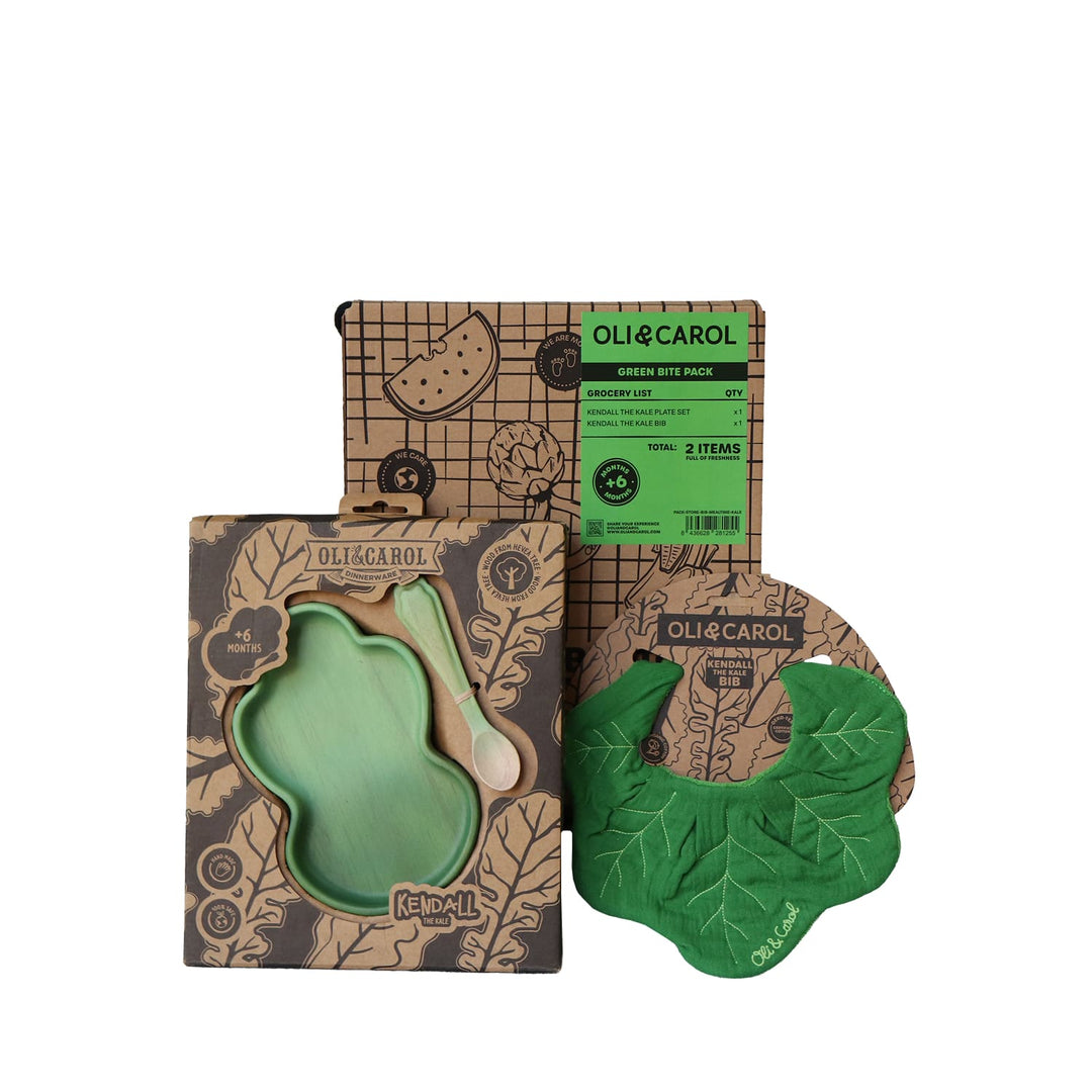Baby Gift Set - Green Bite Pack – Oli&Carol