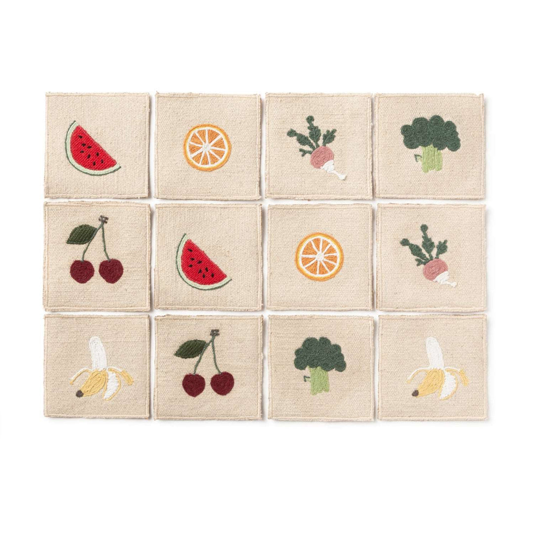 Fruits&Veggies Memory Game Cards | Oli&Carol