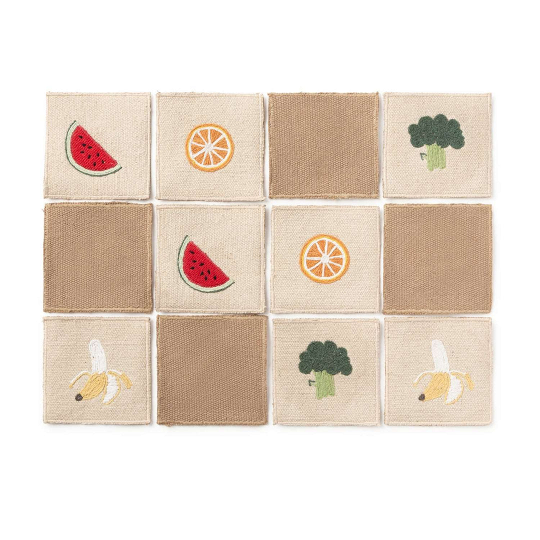 Fruits&Veggies Memory Game Cards | Oli&Carol