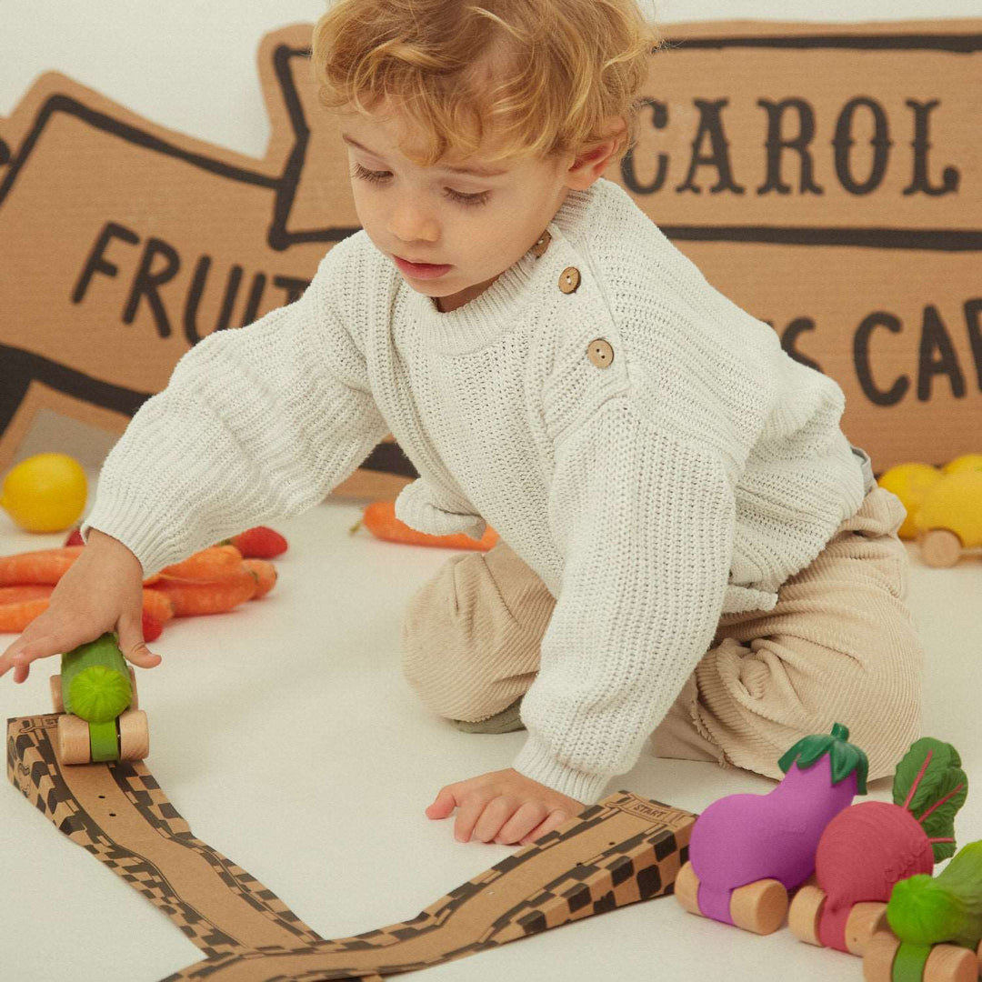 Emma The Eggplant Baby Car Toy – Oli&Carol