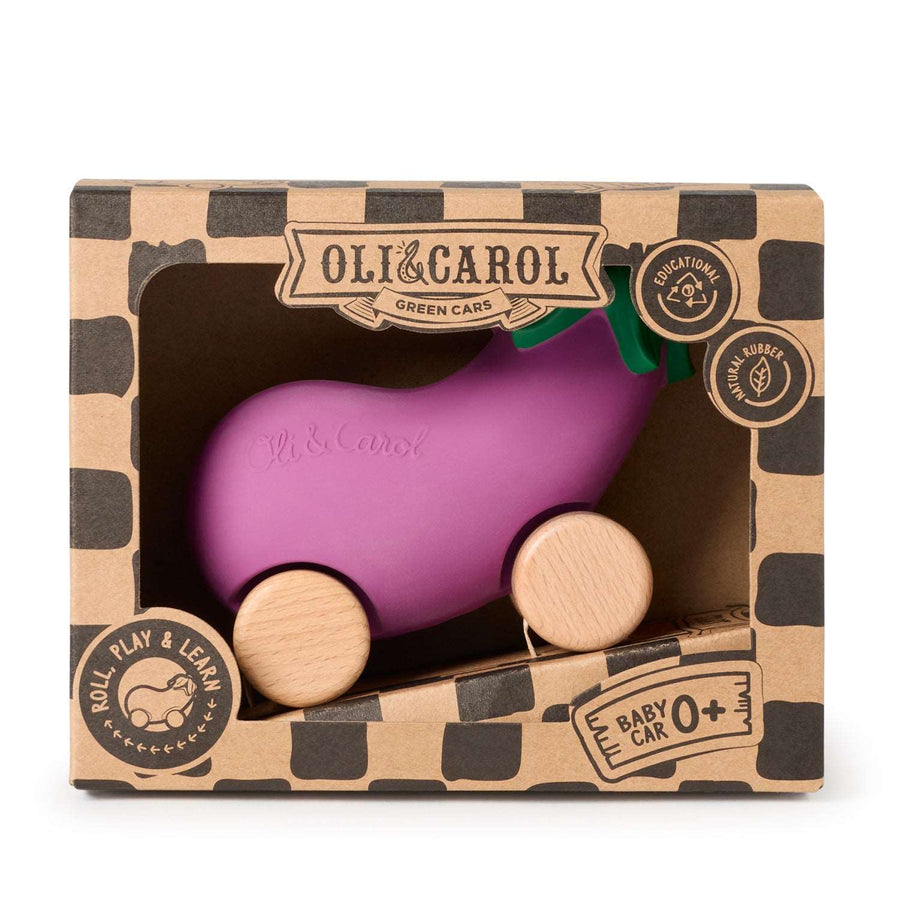 Emma The Eggplant Baby Car Toy – Oli&Carol